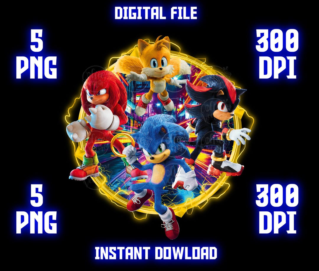 PNG Sonic the Hedgehog 3 Png, Clipart, DTF, DESIGN, Sonic 3, Digital ...