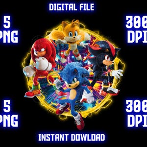 PNG Sonic the Hedgehog 3 PNG, Clipart, DTF, Design, Sonic 3, Digital ...