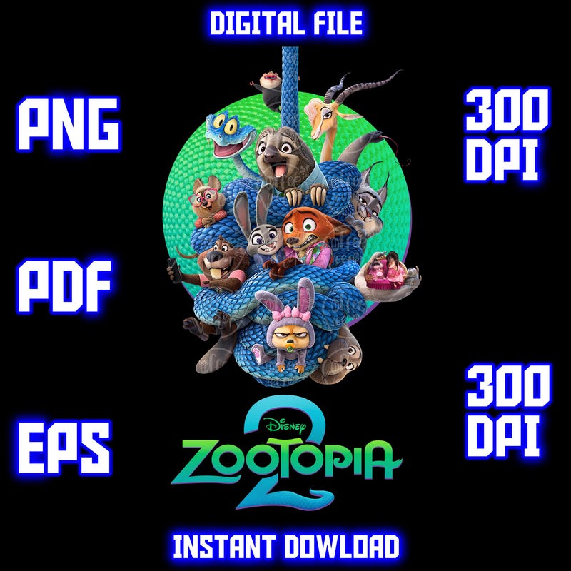 Png zootopia 2 - Etsy España