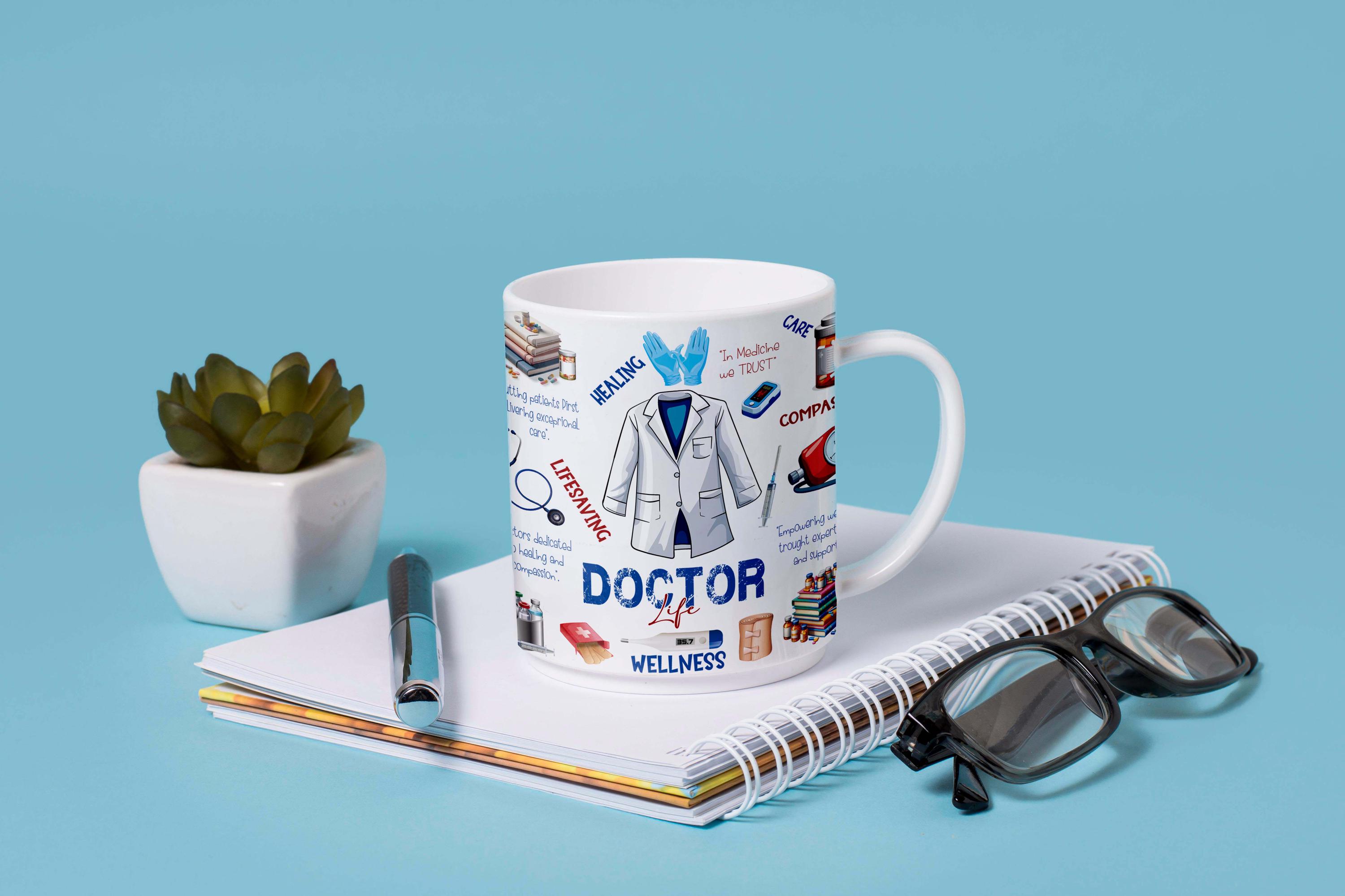 Doctor Life Sublimation Mug PNG Digital Designs, Doctor Affirmation Mug ...