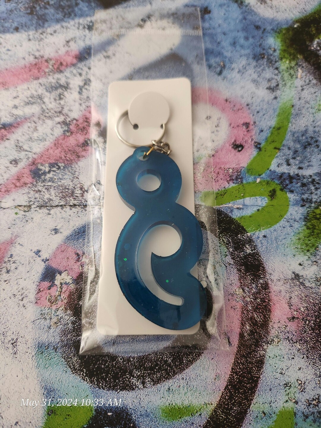 Semi Colon Keychain - Etsy