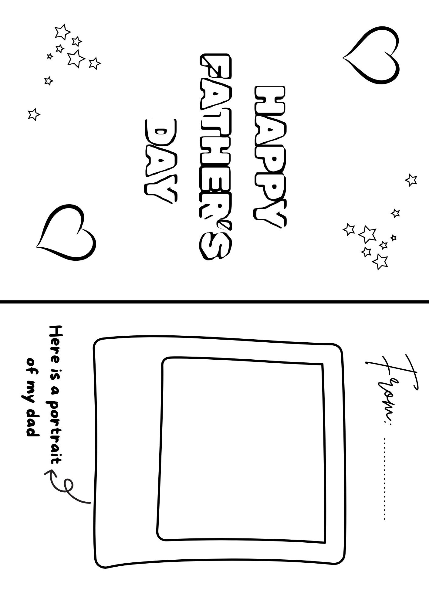 30 Coloring Pages for Father's Day a Father's Day Card, Digital ...