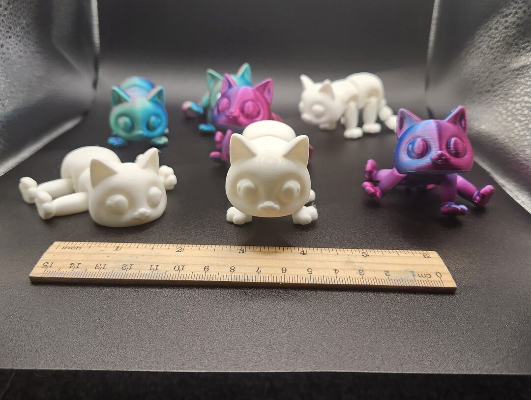 Flexi Kitty 3D Printed - Etsy