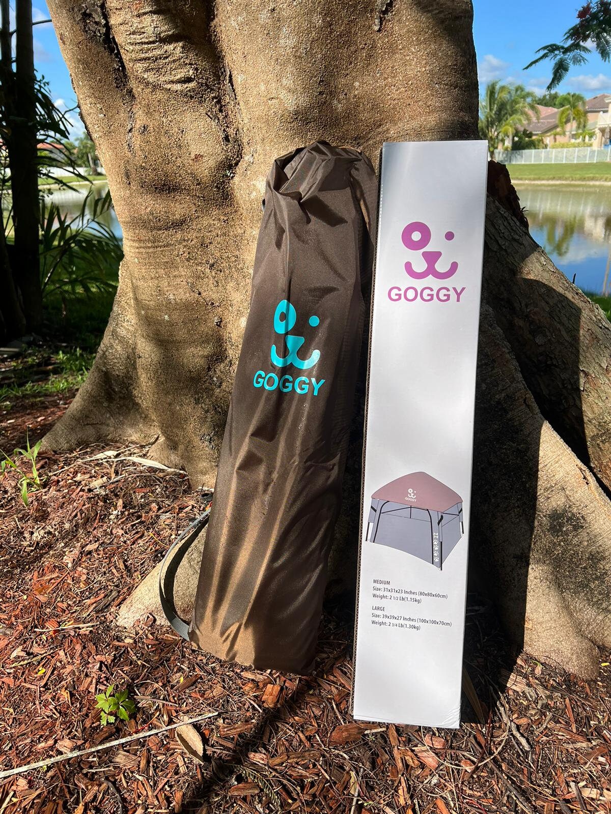 GOGGY Pop-up Dog Tent - Etsy