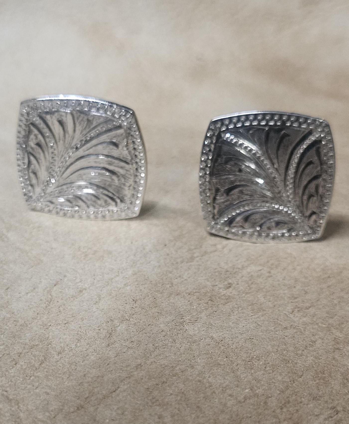 Very Stylish Handcrafted One of a Kind Sterling Silver Western Style ...