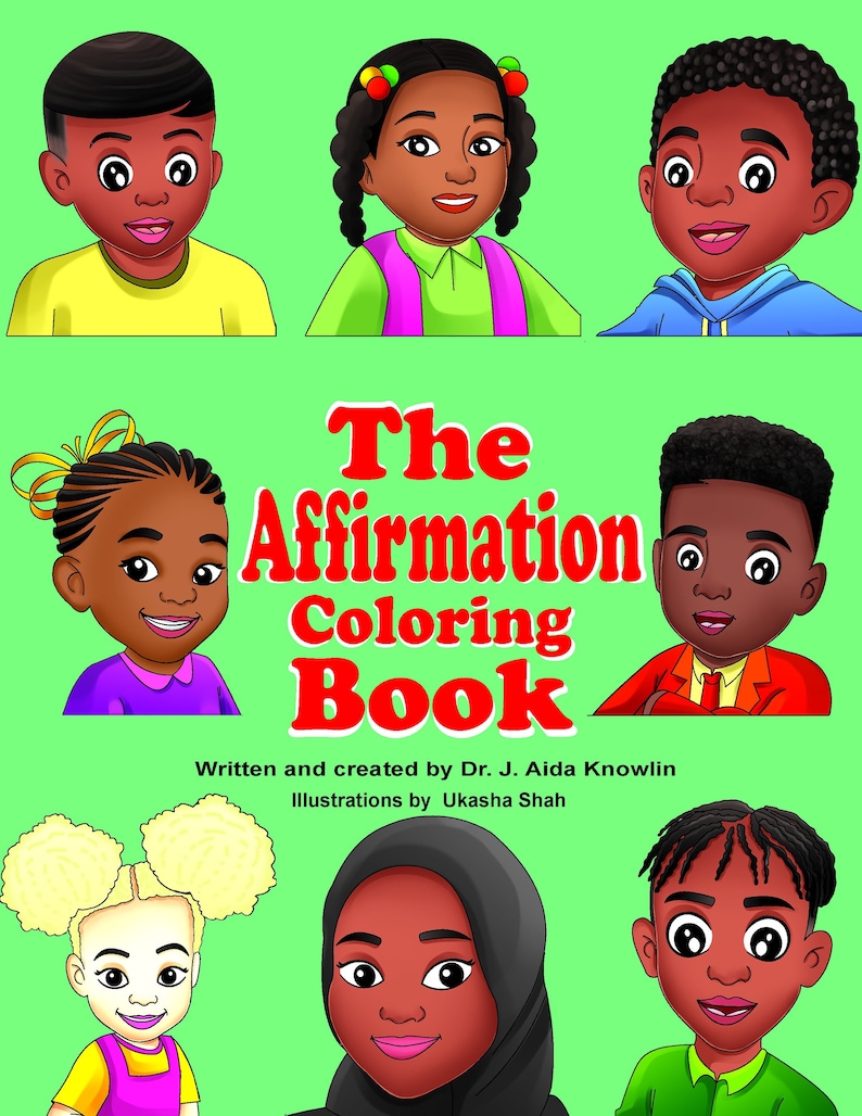 The Affirmation Coloring Book - Etsy