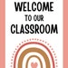 Custom Modern Boho Welcome to Our Classroom - Etsy