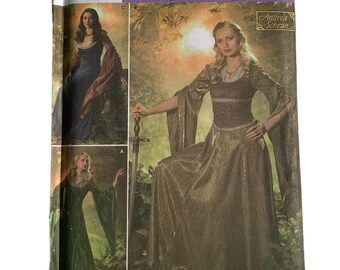 Medieval Gown Sewing Pattern Womens Size 20-26 UNCUT Simplicity 4940 ...