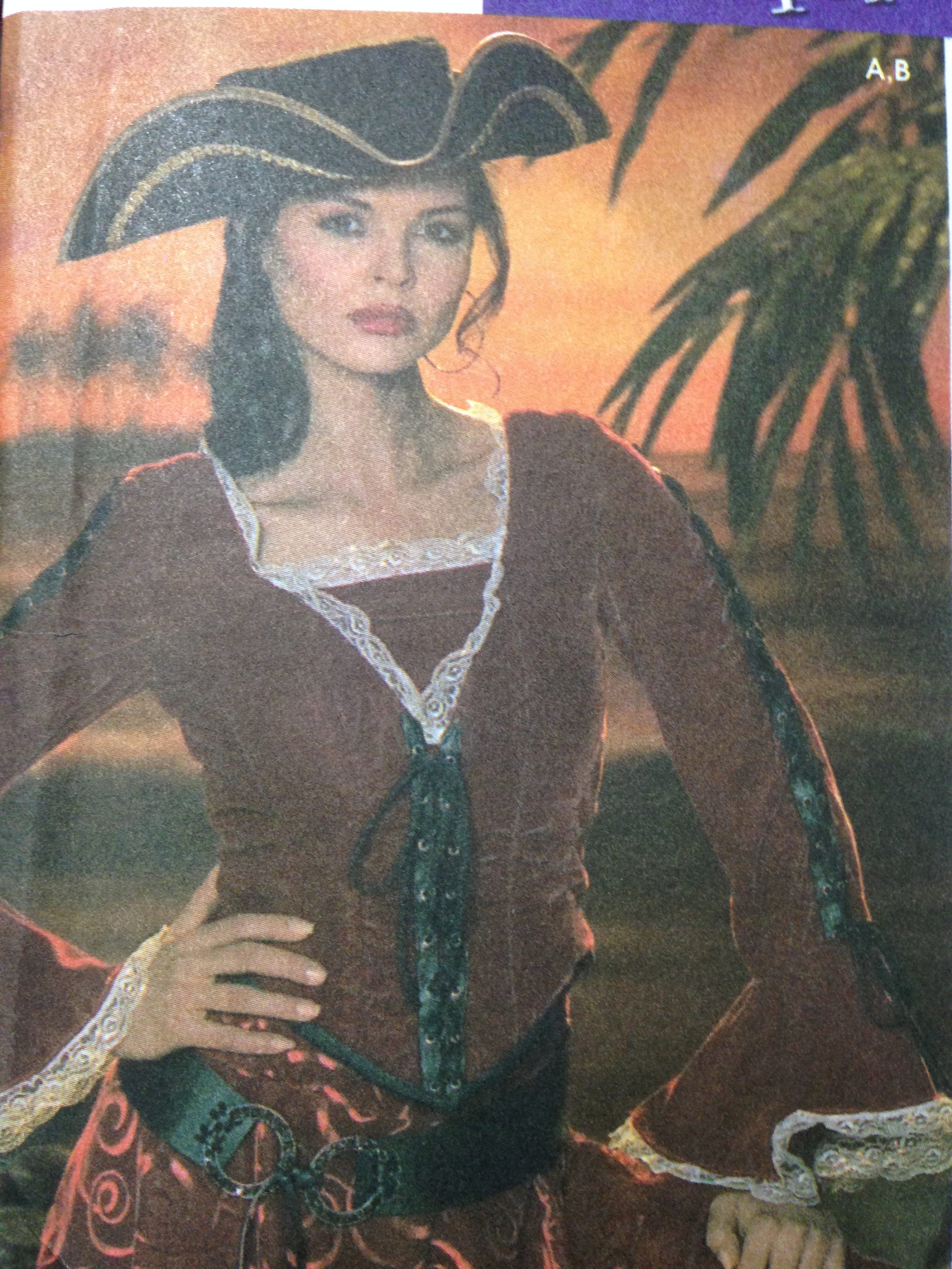 Simplicity 4914 Sewing Pattern Women's Pirate Costume Pattern Size 14 ...