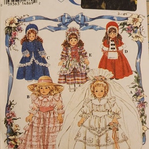 Simplicity Crafts 8766 16" and Pattern Clothing Pattern. - Etsy