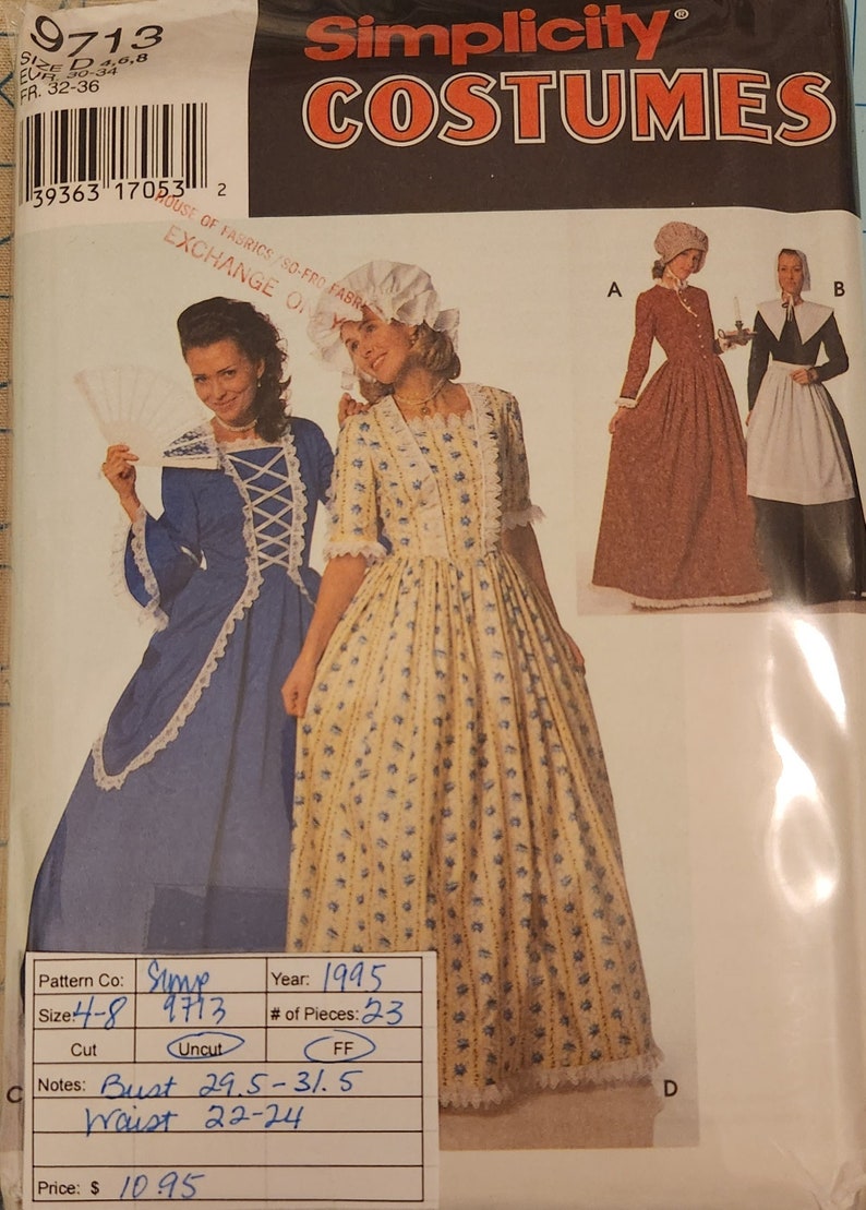 Simplicity 9713 Costume for Adults - Etsy