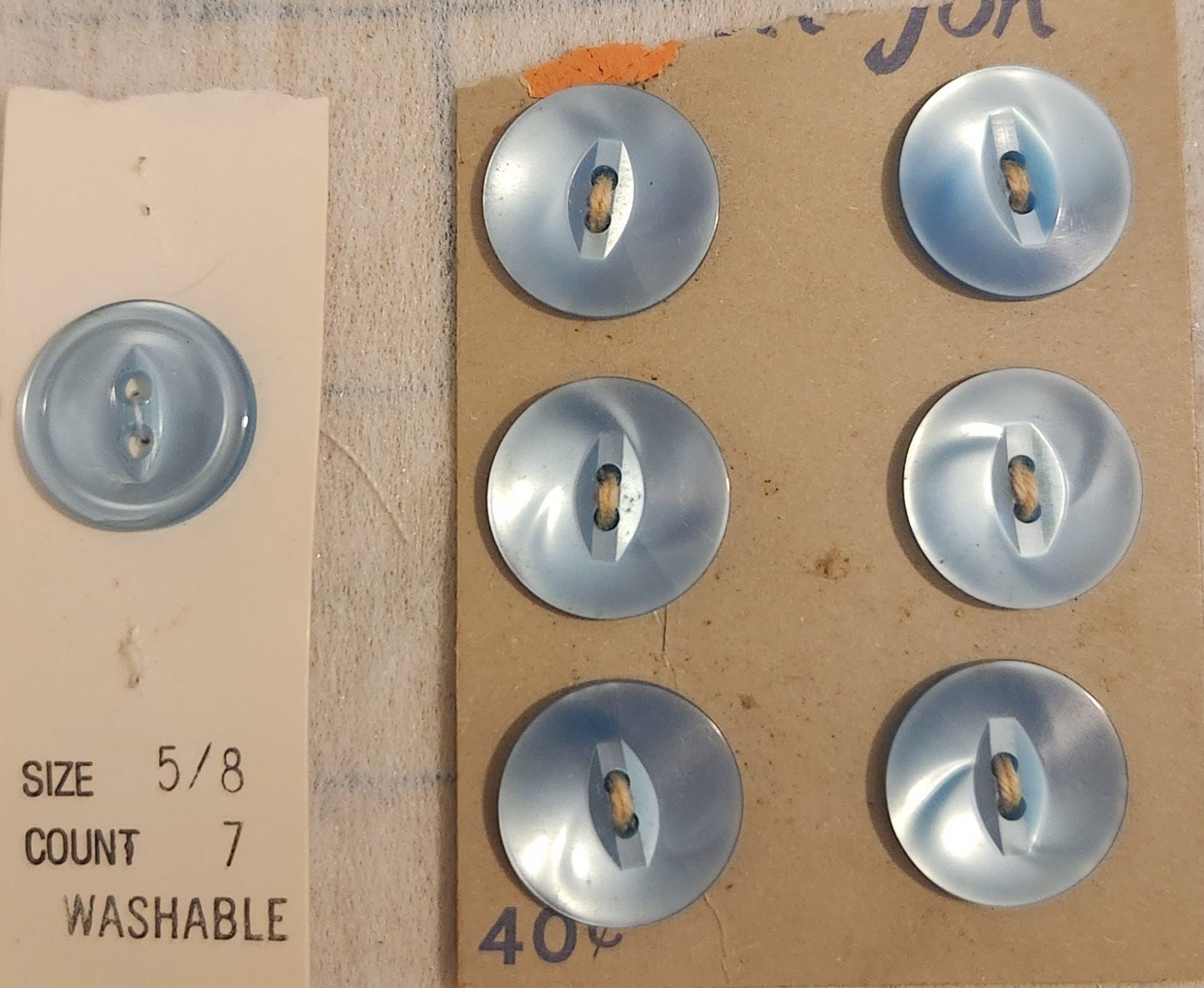 Light Blue Buttons - Etsy