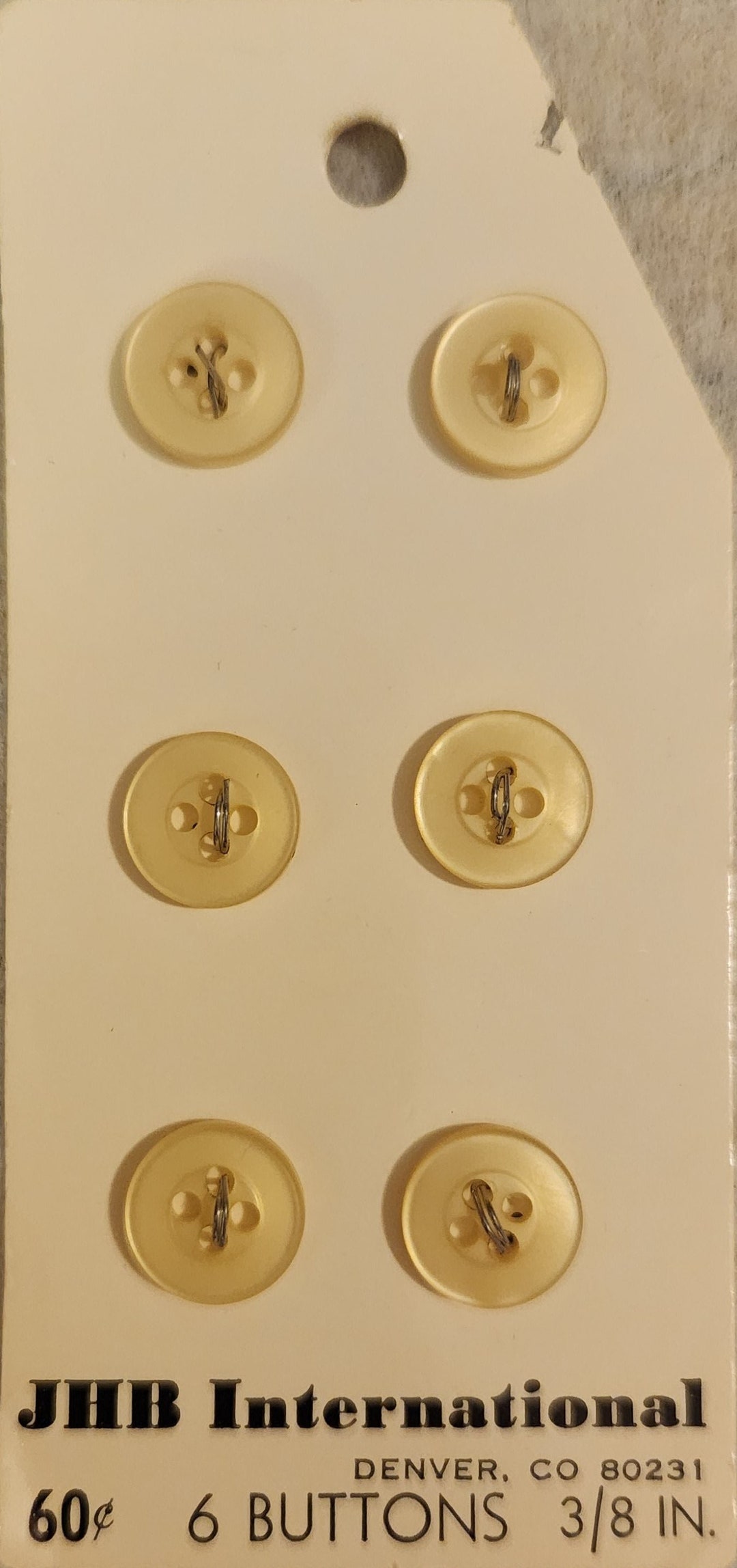JHB International Pale Yellow Buttons 3/8" - Etsy
