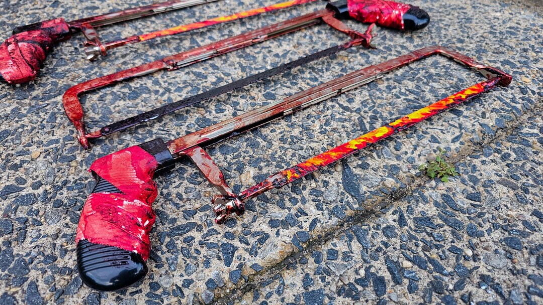 Art the Clown Inspired Bloody Hacksaw Prop - Etsy