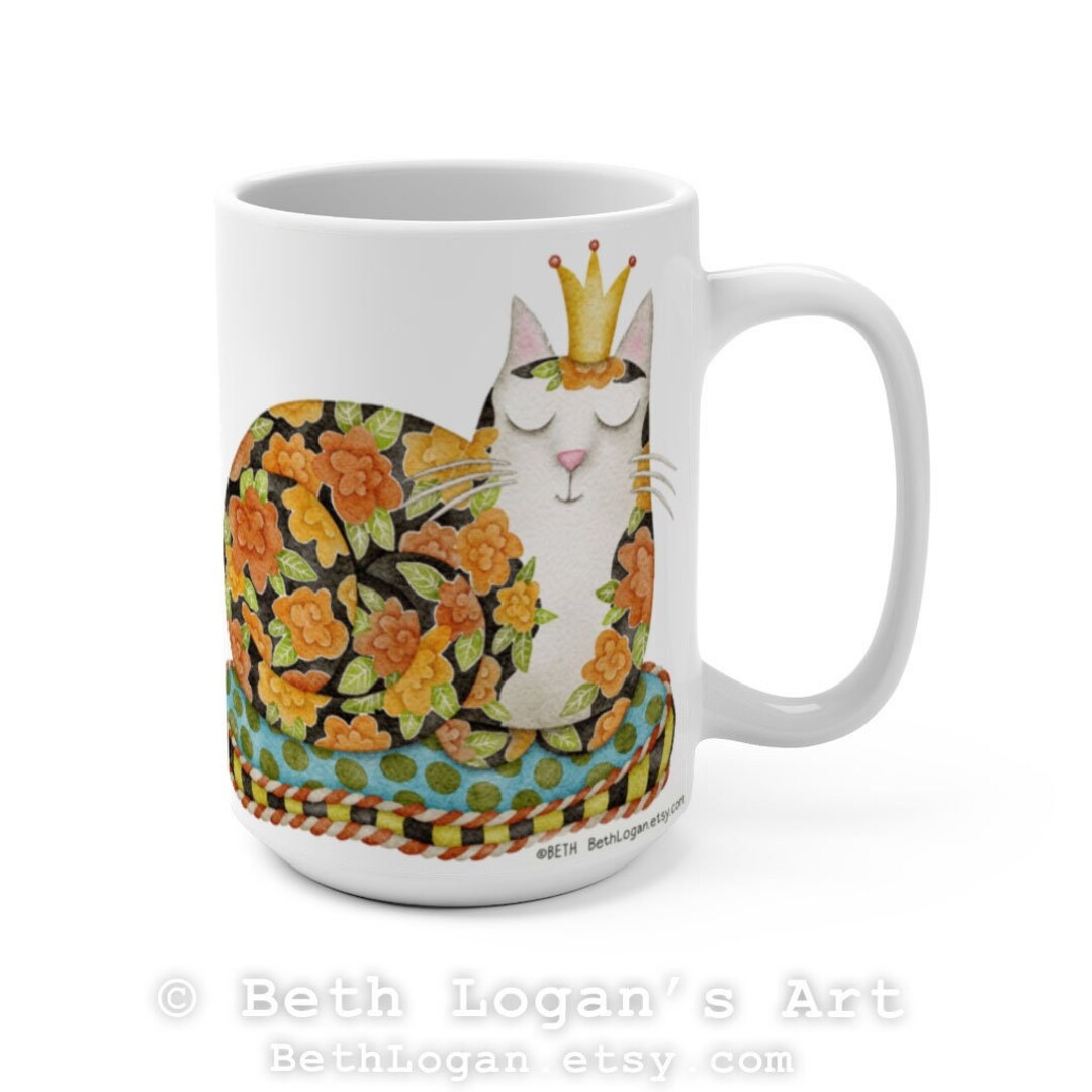Queen Calico Mug - Etsy