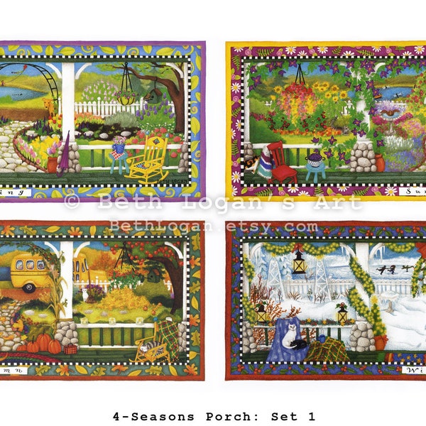 4 Seasons Art - Etsy