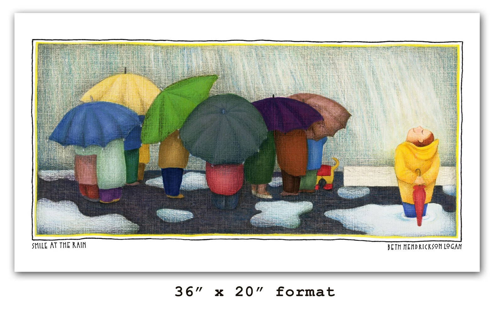 Smile at the Rain by Beth Hendrickson Logan Print Now Available in ...