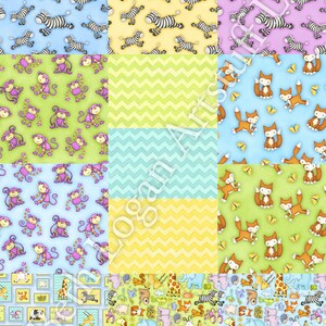 Two by Two Cotton Fabric by the Yard - Etsy