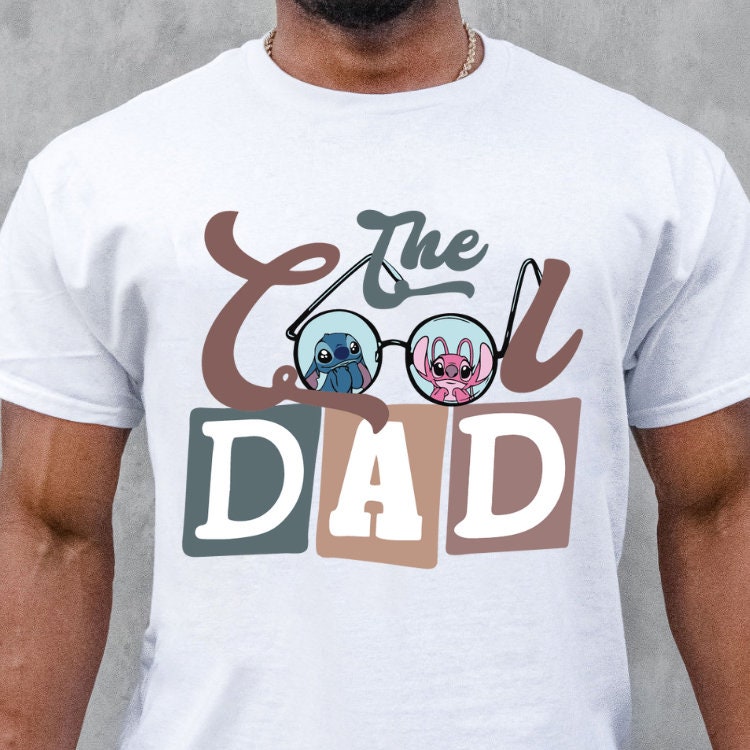 The Cool Dad Png, Father's Day Png, Blue Cartoon Dad Shirt, Gift for ...