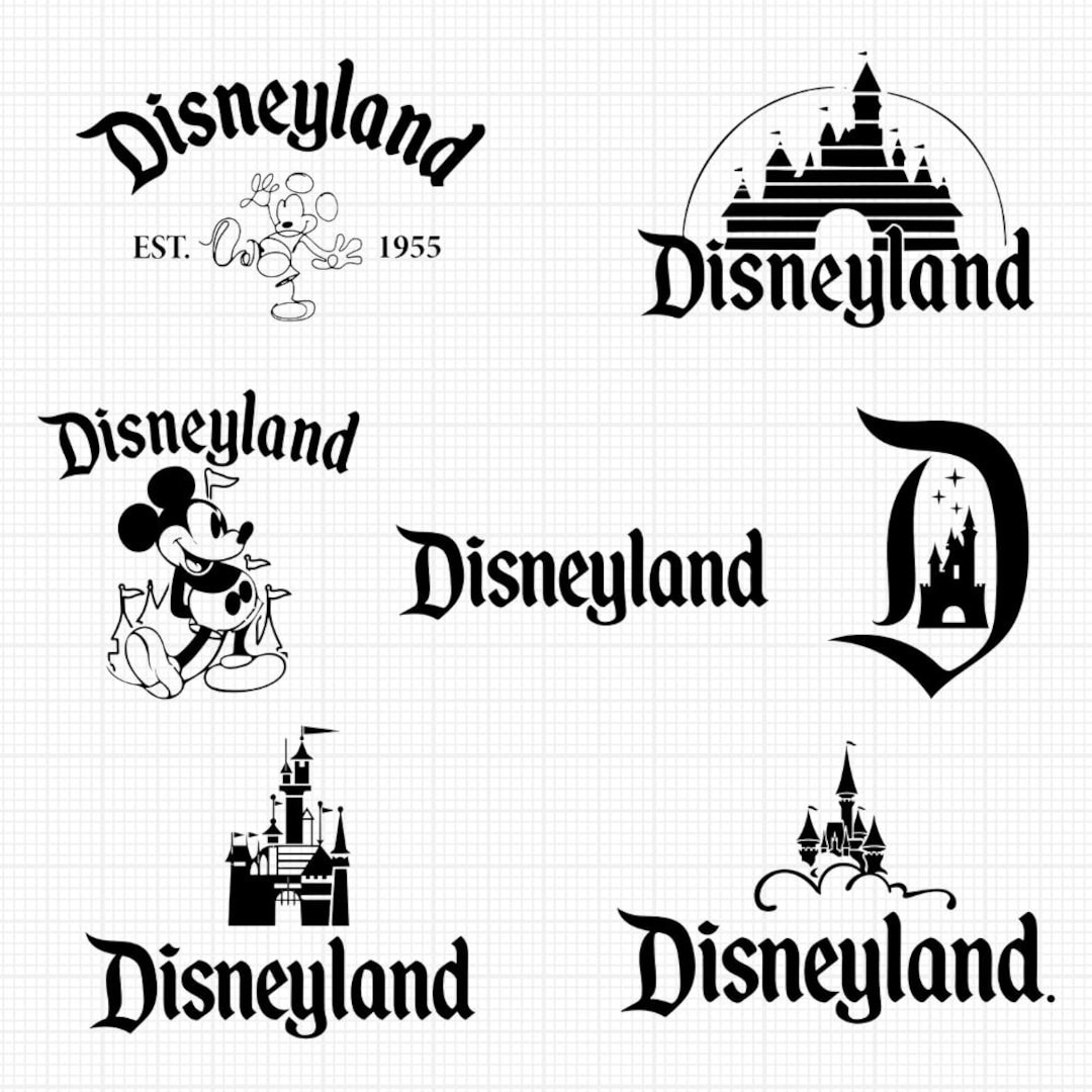 Disneyland Text SVG, Disneyland Alphabet SVG, Letters SVG, Disneyland ...