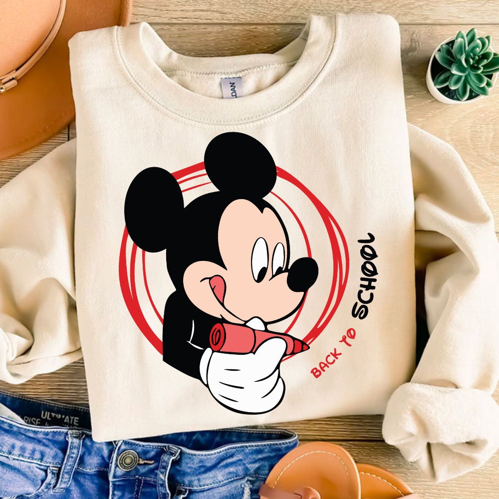 Mickeyy Mouse Back to School Png, Mickeyy Mouse Teacher Png, Mouse and ...