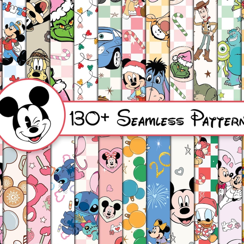 Seamless Designs Cartoon - Etsy