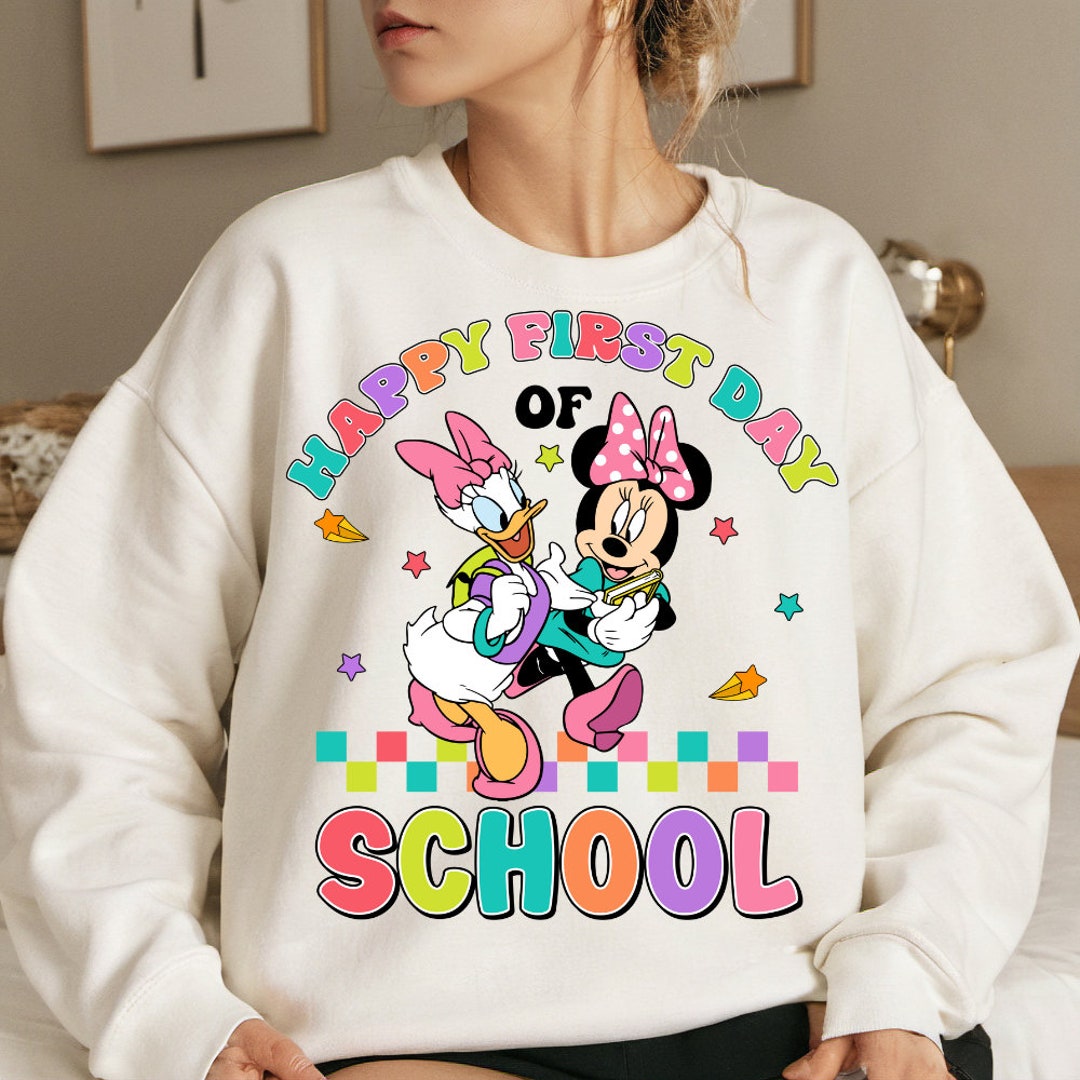 Mickeyy Mouse First Day of School Png, Minniee Mouse Teacher Png, First ...