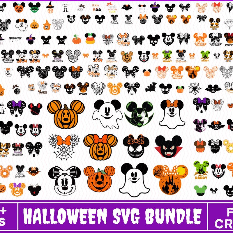 Spooky Characters Mickey - Etsy UK