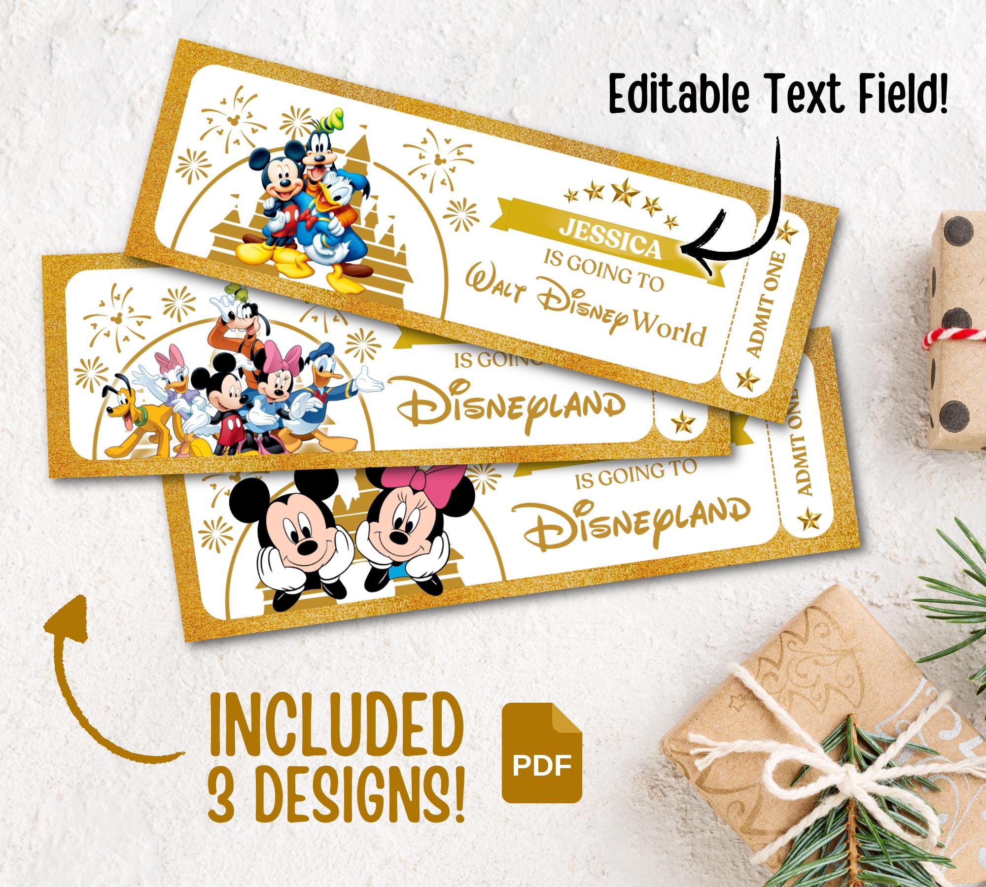 Disney World Scratch Off Poster