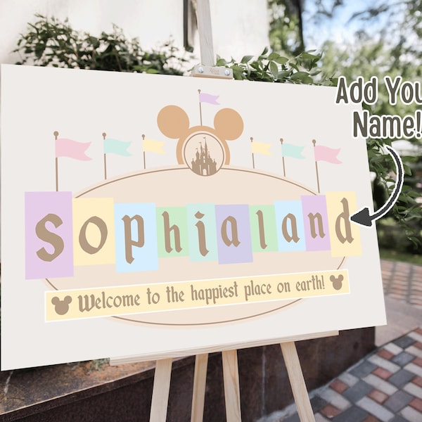 Disneyland Sign - Etsy