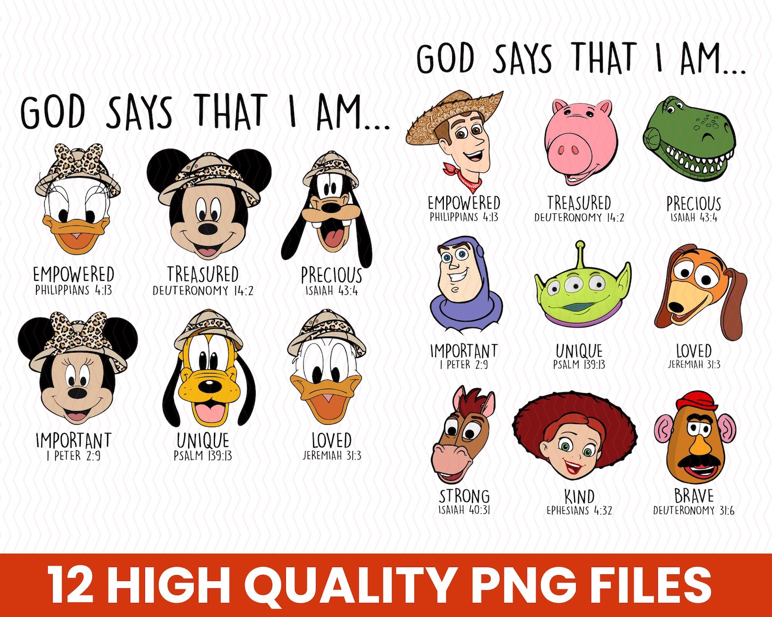 Bundle Gods Says That I Am Png, Cartoon Character Png, Family Vacation ...
