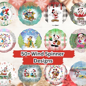 Mickey Mouse Wind Spinner Christmas - Etsy