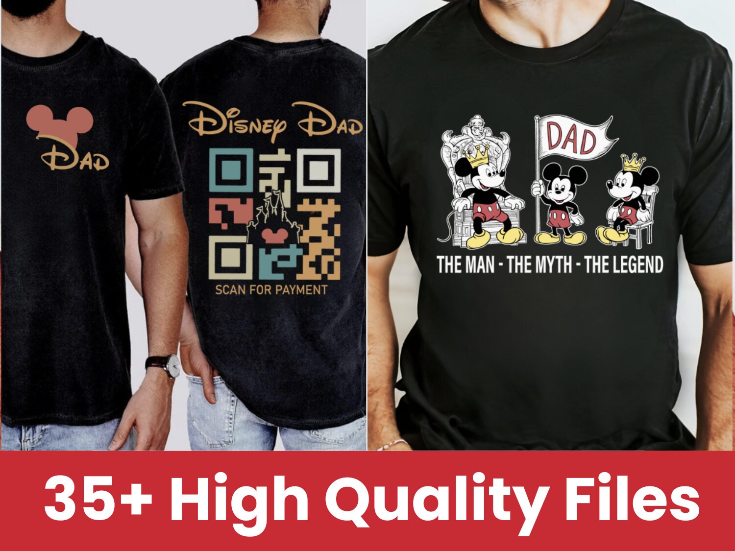 Fathers Day Mouse Bundle, Father's Day Bundle, Mouse Cartoon Dad Bundle ...