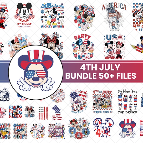 Mickey Mouse Fourth of July - Etsy