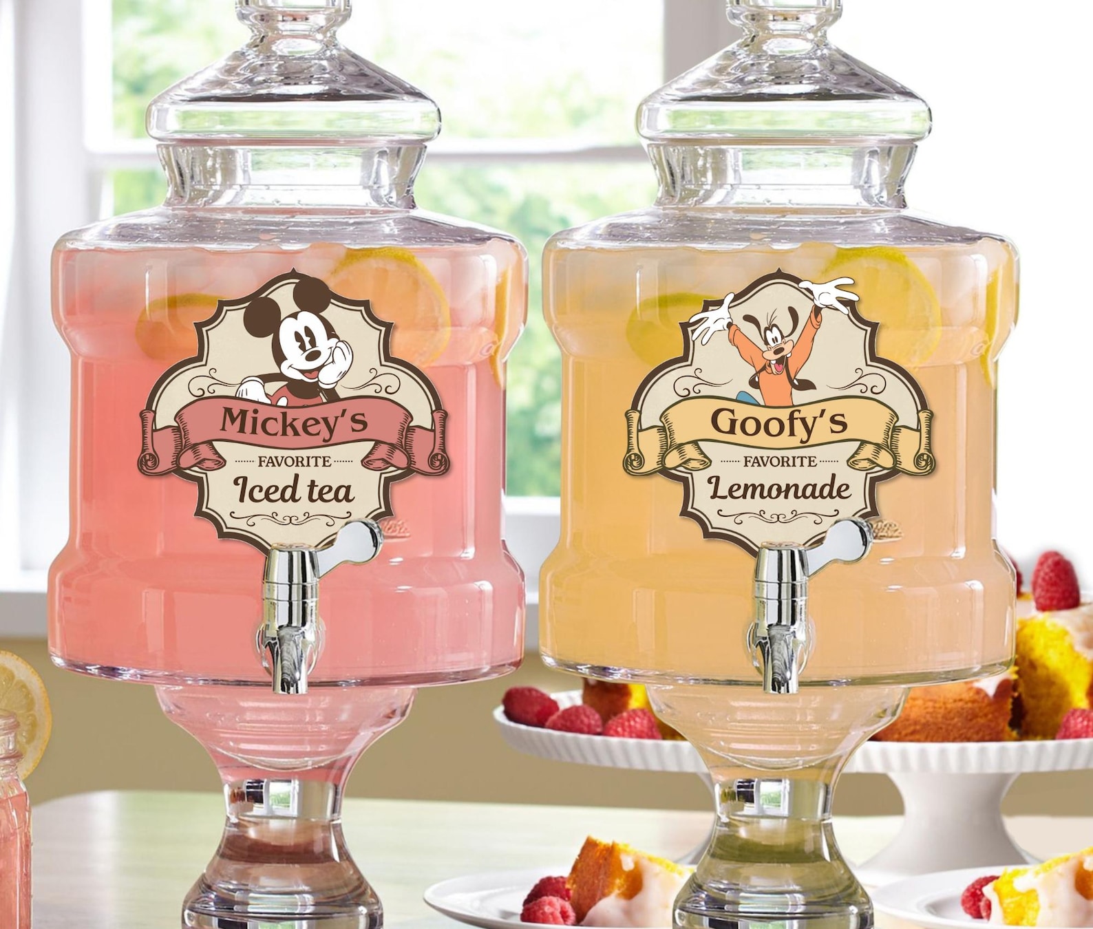 Editable Dinseyland Party Beverage Label, Printable Mikey & Friends ...