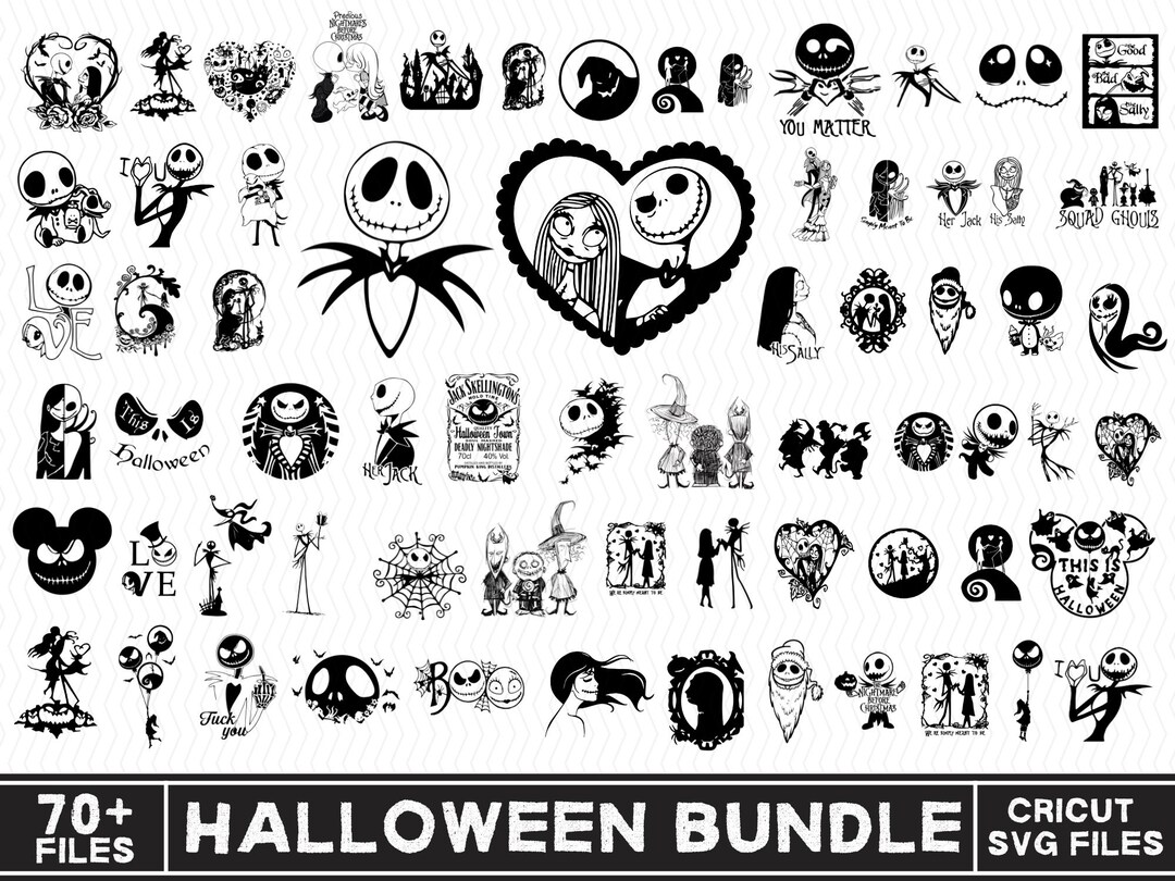 Halloween Nightmare SVG Bundle, Halloween Pumpkin Svg, Halloween ...