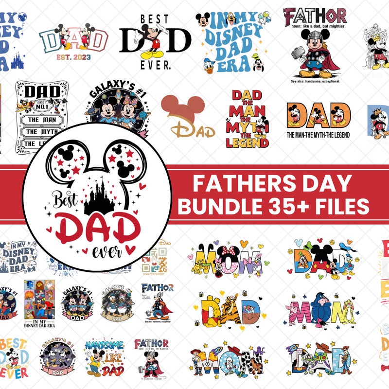 Mickey Dad Svg - Etsy