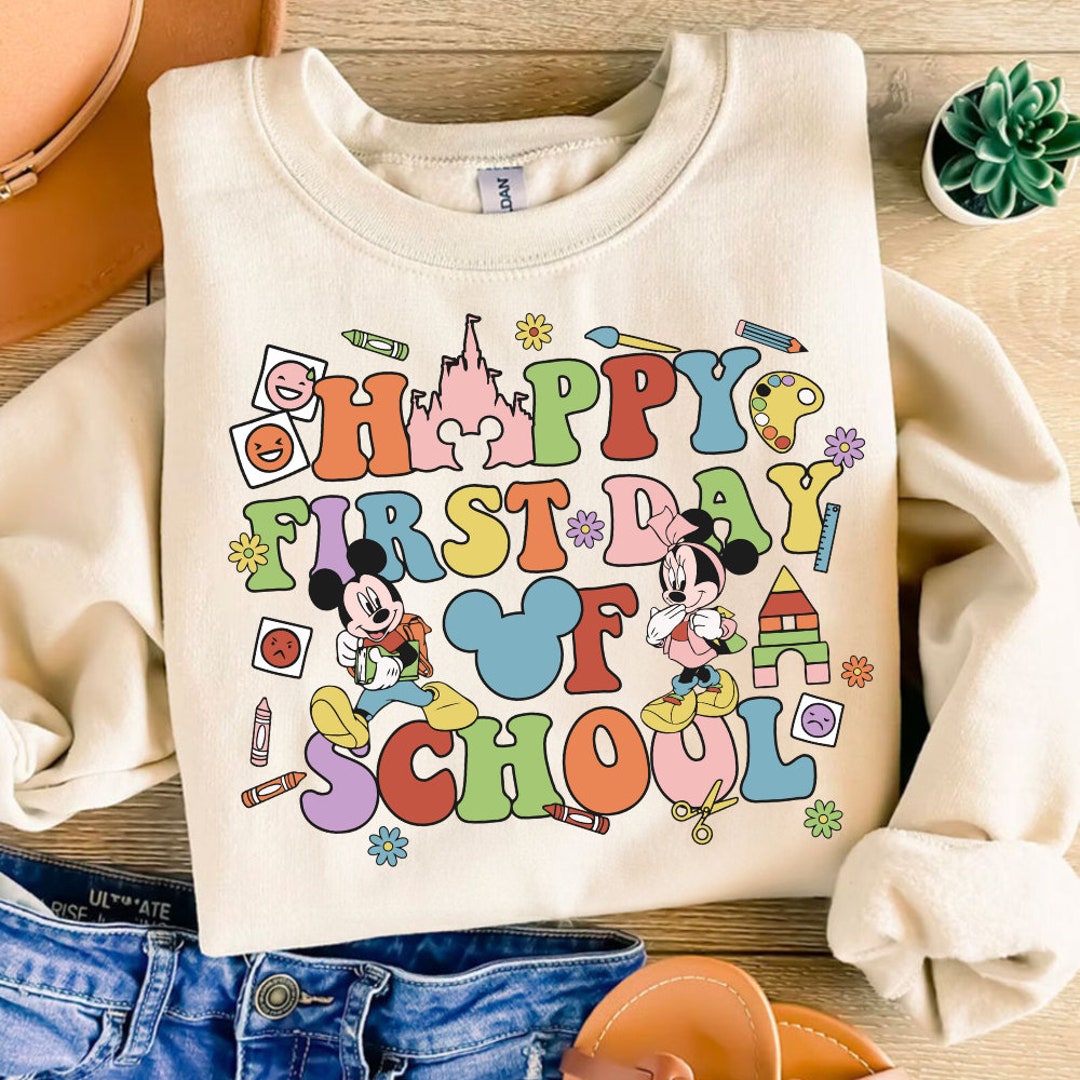 Mouse Happy First Day of School Png, Mickeyy Mouse Teacher Png, Mouse ...