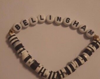 I Heart Jude Bellingham Kids and Adults Beaded Bracelet - Etsy