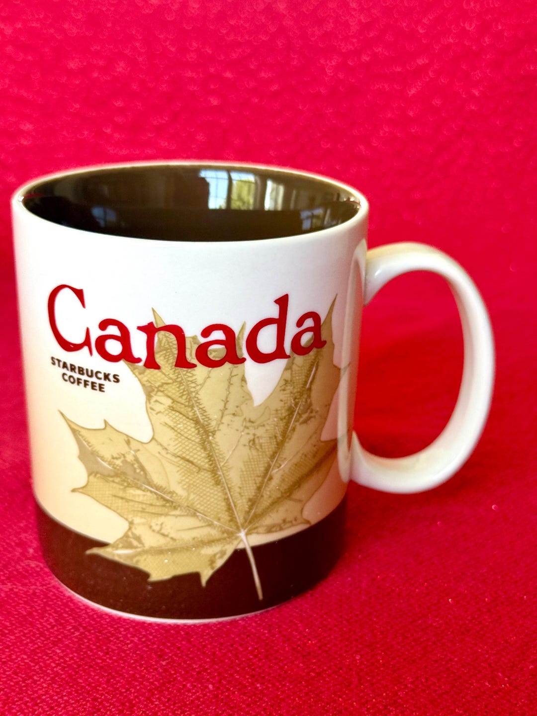 Starbucks Mug CANADA Maple Leaf Icon Collectors Series BRAND NEW - Etsy