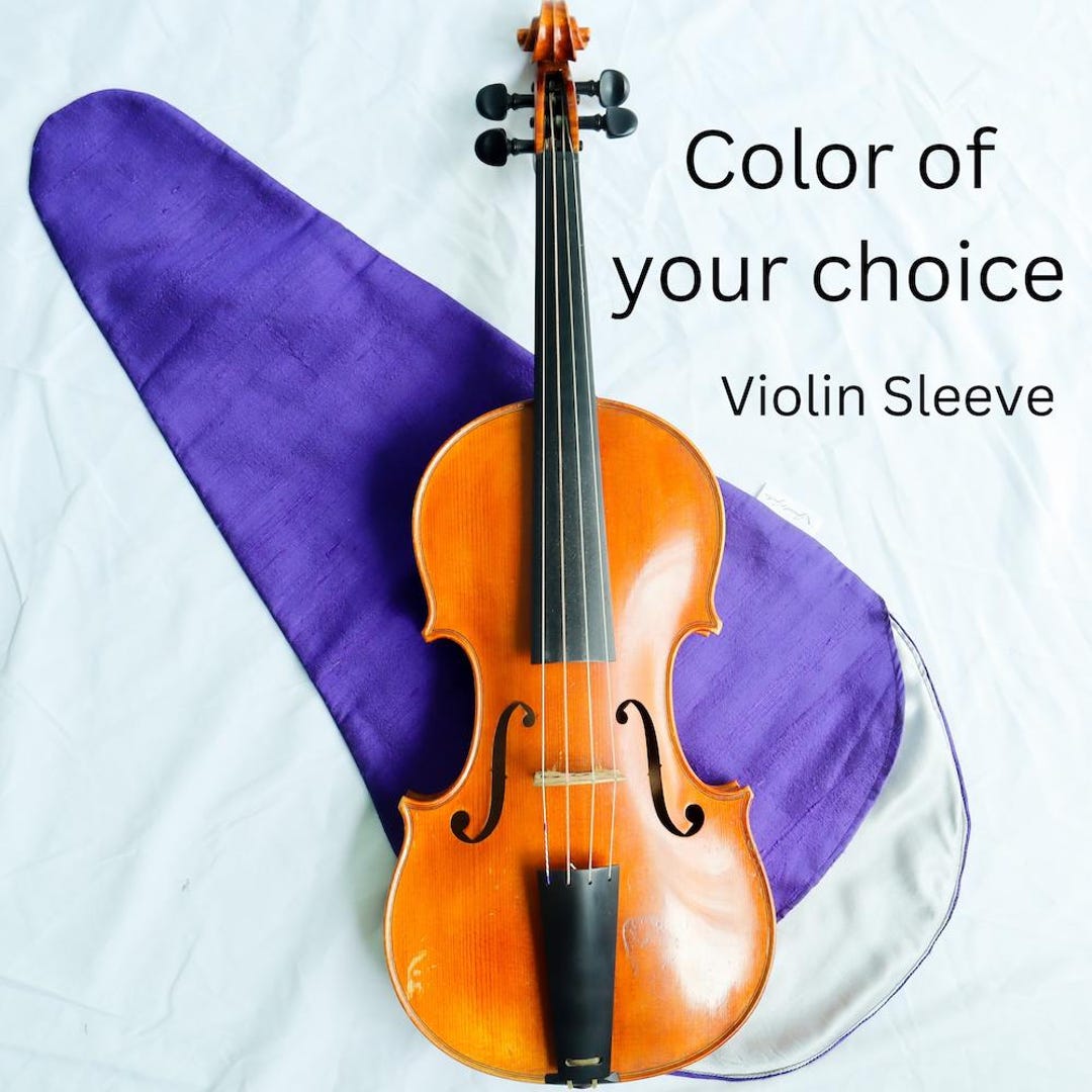 Custom Silk Sleeve for Violin | Handmade Instrument Bag, Pick Your ...