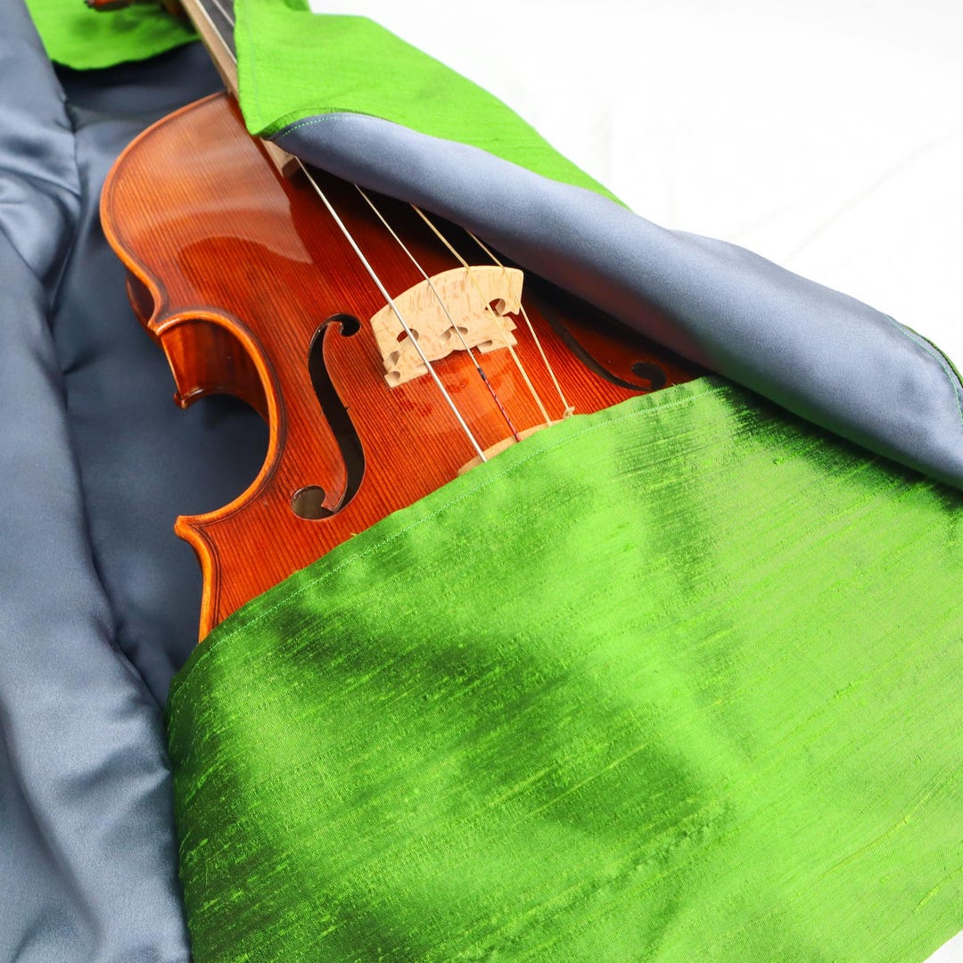 Gleaming Green | Viola Silk Wrap | Handmade Bag | Makes a Great Gift ...