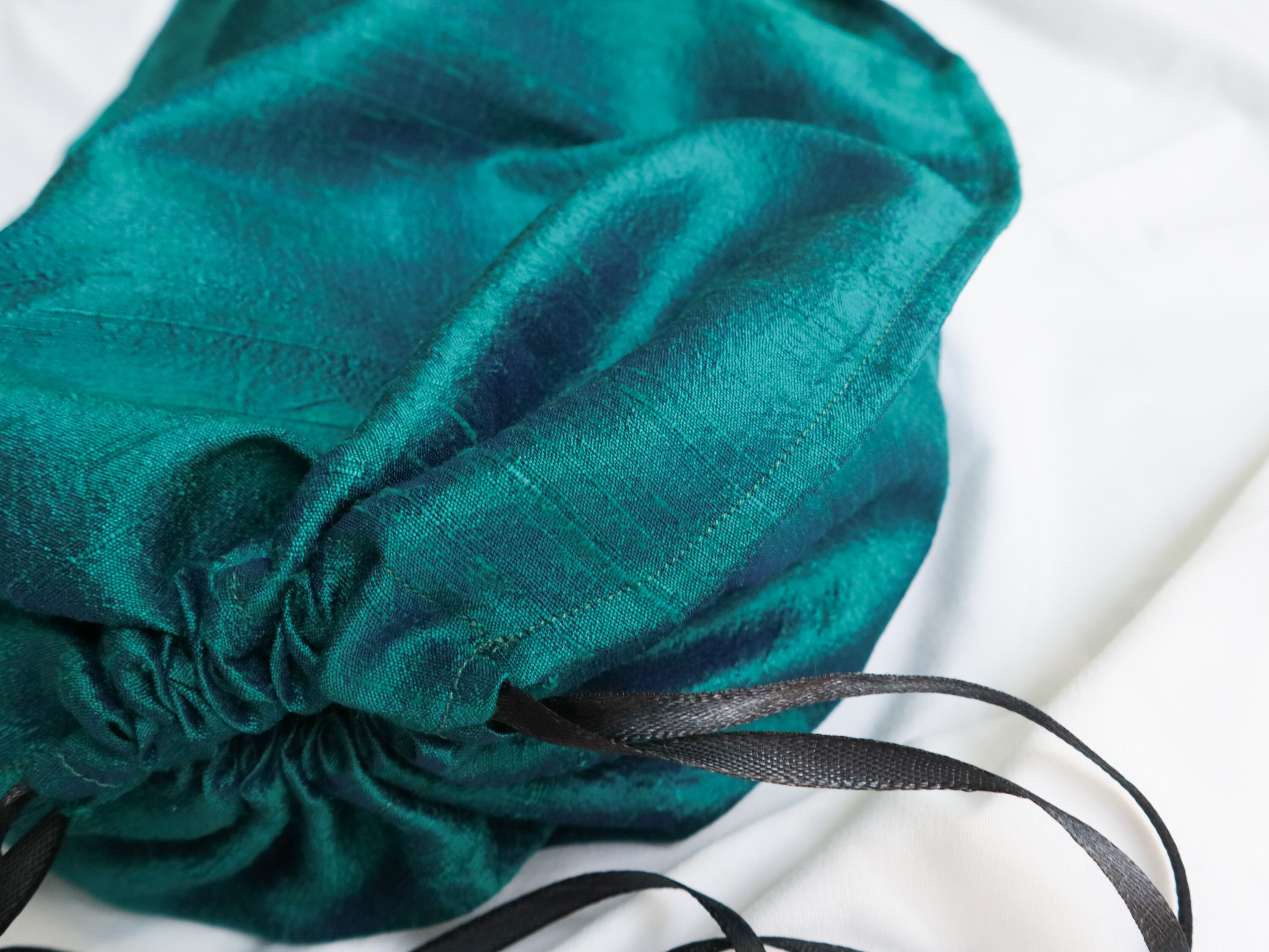 100% Pure Silk Violin Bag Handmade Vibrant Teal - Etsy