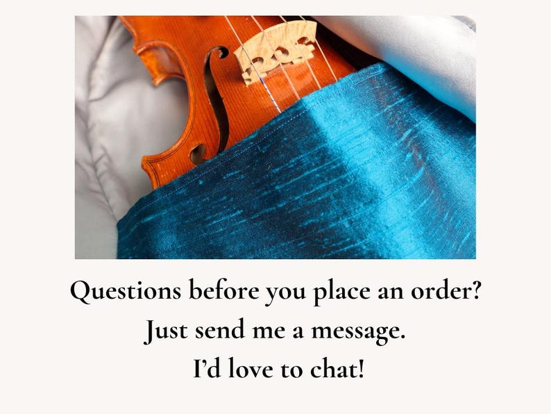Viola Wrap, Custom, Made to Order! | Handmade Instrument Bag, Pick Your ...