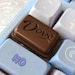 Cute Dove Chocolate Key Cap Handmade Artisan Keycap | Keycap | Cute ...