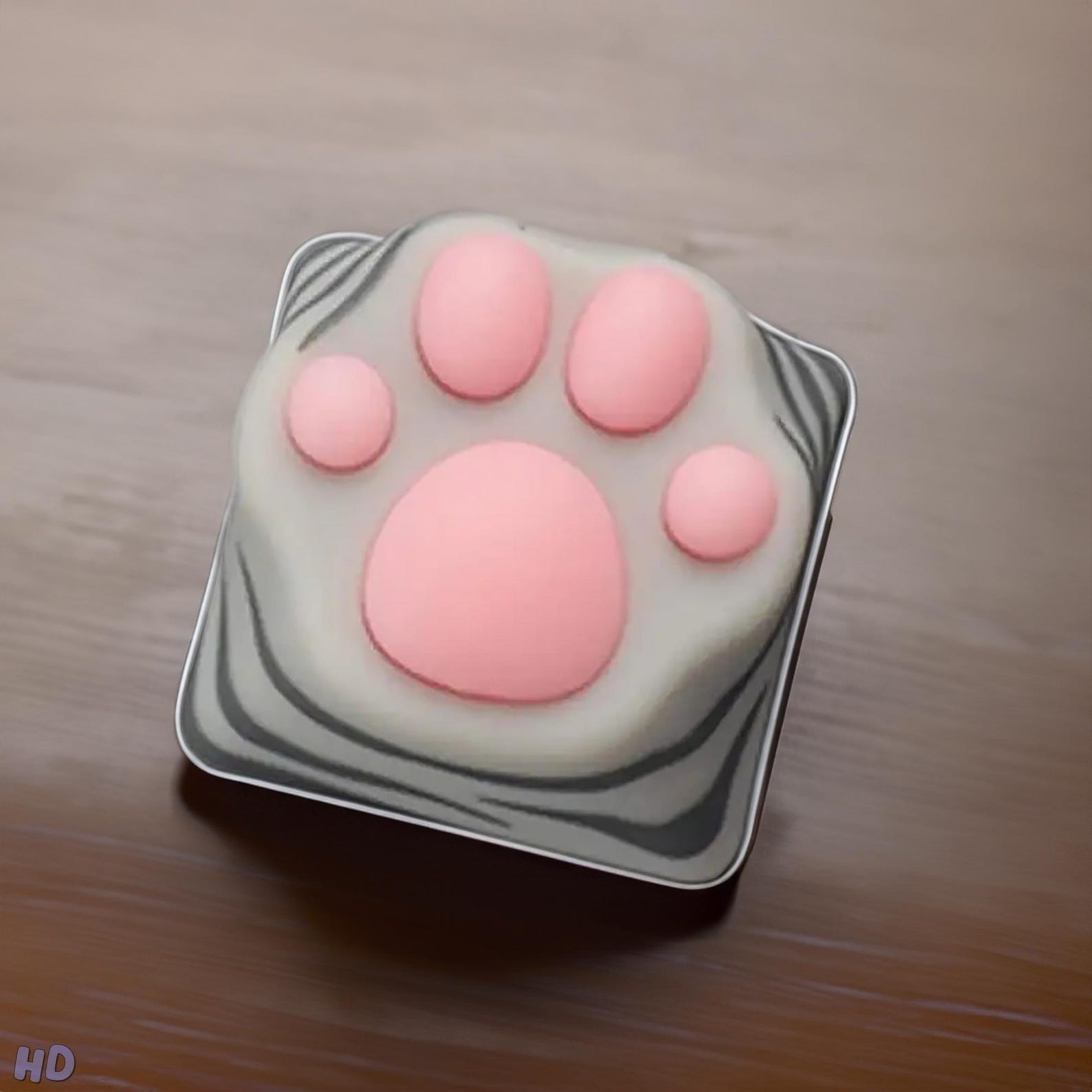 Cute Kitty Paw Keycap Handmade Artisan Keycap | Keycap | Cute Keycaps ...