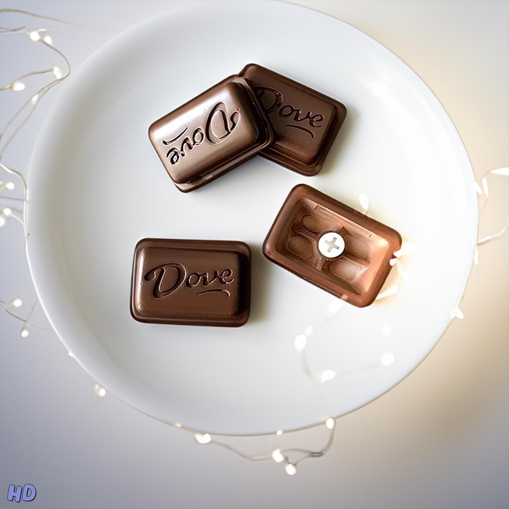 Cute Dove Chocolate Key Cap Handmade Artisan Keycap | Keycap | Cute ...