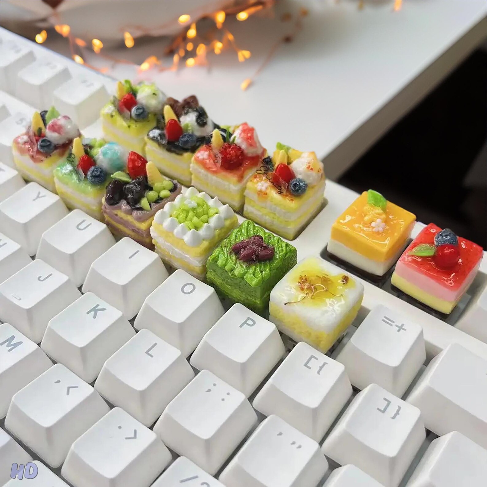 Cute Lifelike Gourmet Cake Keycaps Handmade Artisan Keycap | Keycap ...