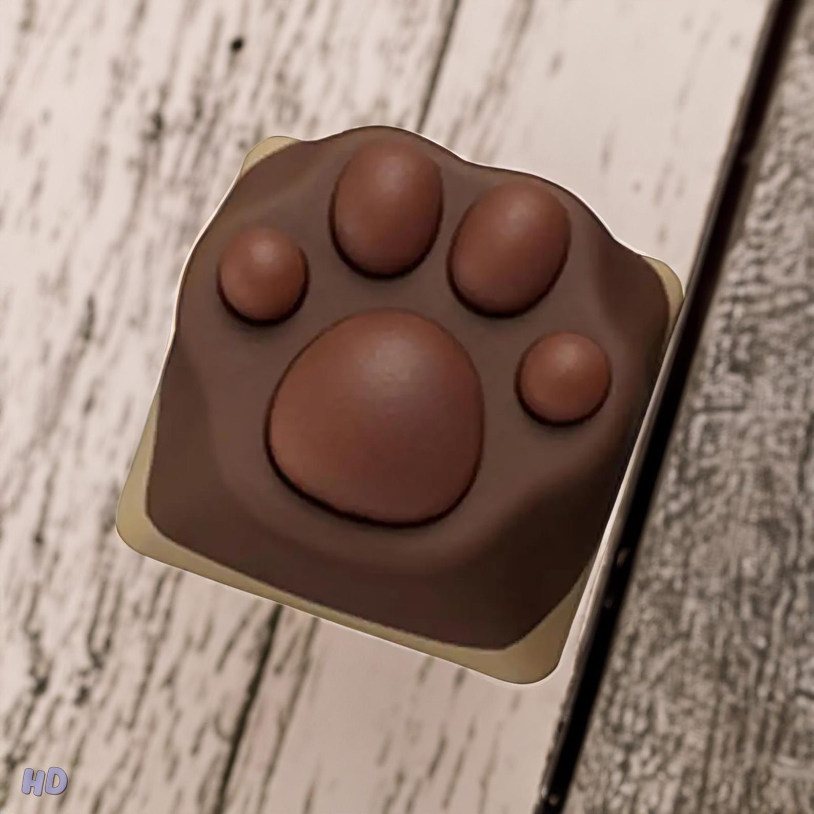 Cute Kitty Paw Keycap Handmade Artisan Keycap | Keycap | Cute Keycaps ...