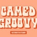 Groovy Retro Font Bundle Collection - Font Bundle, Cricut Font, Font ...